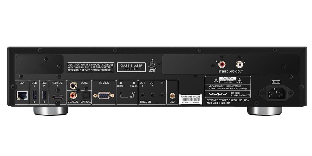 OPPO BDT-101 CI EU 2* | Lecteurs Blu-ray sur EasyLounge