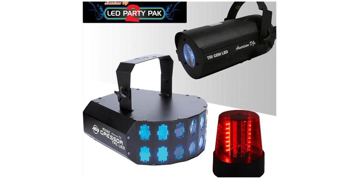 American DJ LED Party Pak II | Jeux de Lumières sur EasyLounge