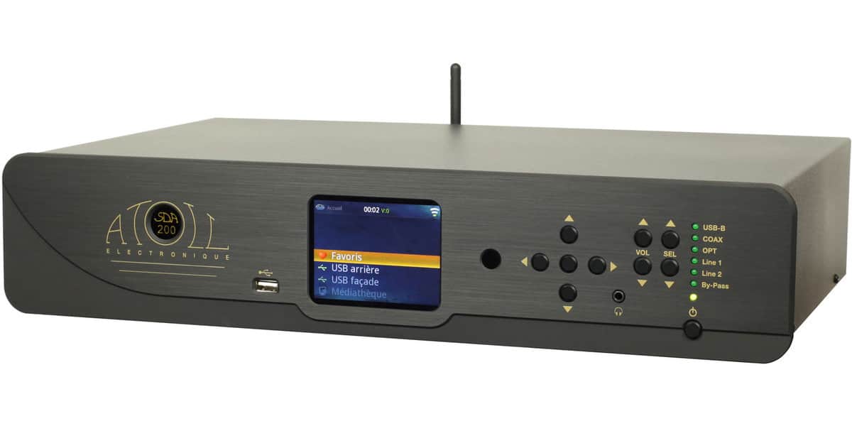 Atoll Electronique SDA200 Noir | Amplis Hi-Fi stéréo sur EasyLounge