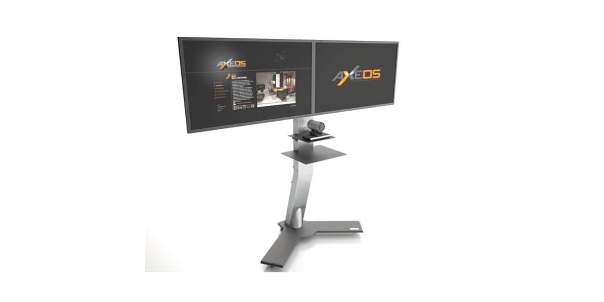 Axeos Ekinox Double ecran | Supports TV sur pied sur EasyLounge