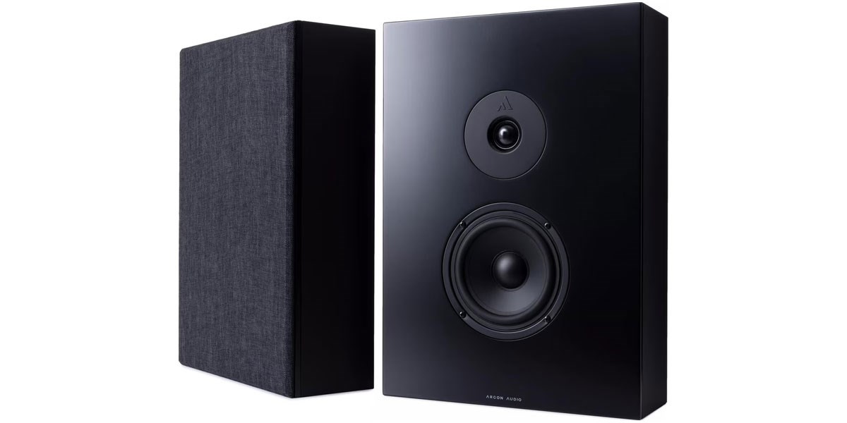 Argon Audio Forus 5 Wall Noir | Enceintes bibliothèques sur EasyLounge