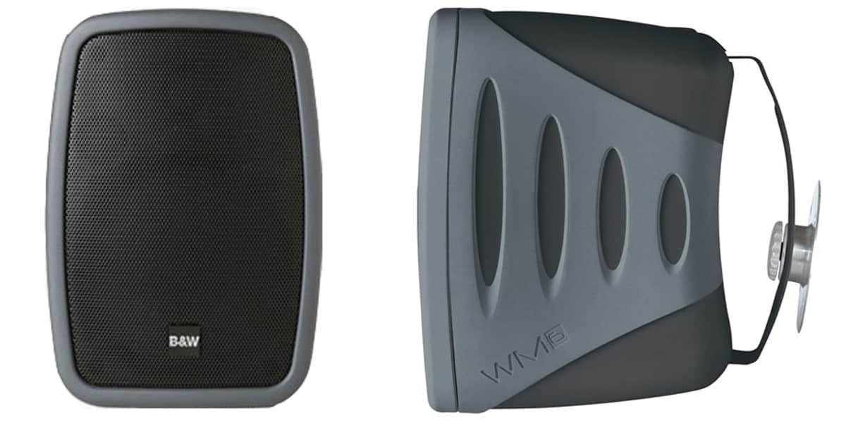 BW WM6 Noir | Enceintes extérieures sur EasyLounge