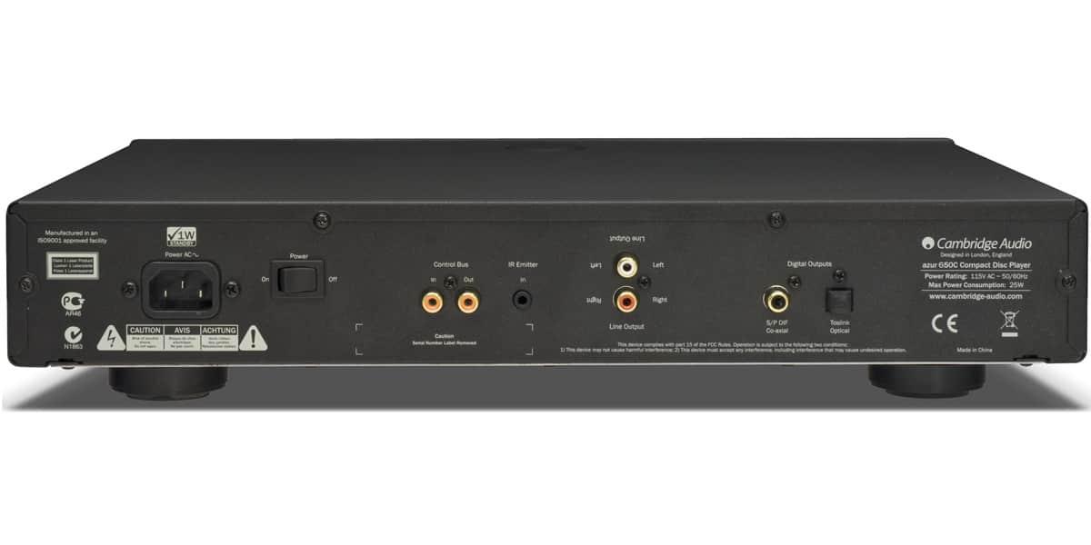 Cambridge Audio Azur 650C Noir | Lecteurs CD Hi-Fi sur EasyLounge