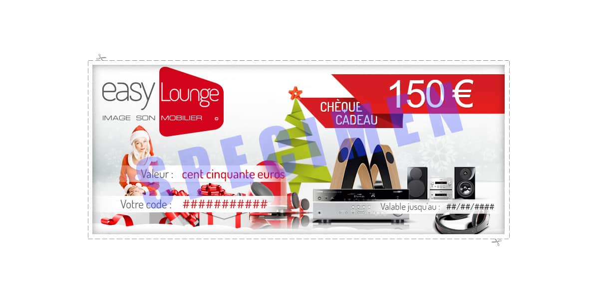 EasyLounge Chèque Cadeau 150€ | Chèques Cadeaux sur EasyLounge