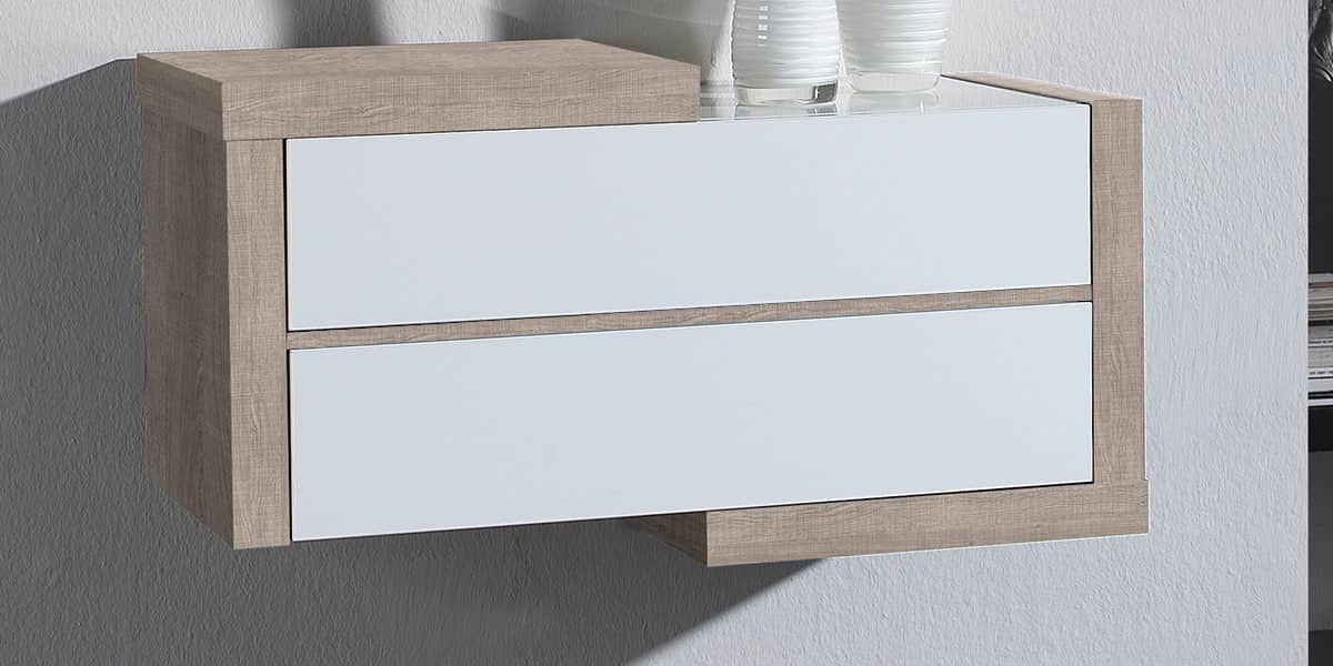 Coti Design Gérone Crème et Blanc | Meubles d'Entrée sur EasyLounge