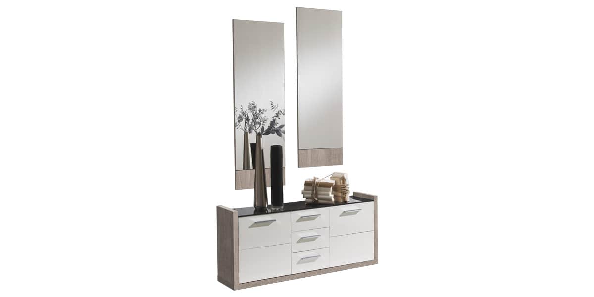 Coti Design Malaga Crème et Blanc | Meubles d'Entrée sur EasyLounge