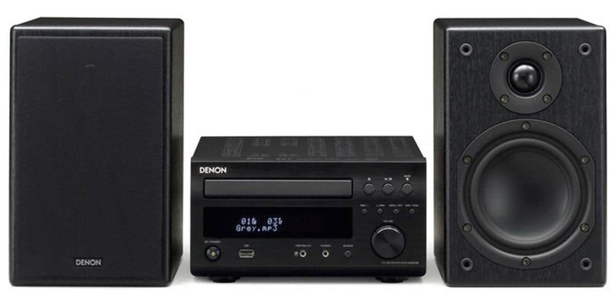 Denon D-M38 Black | Mini Chaîne HiFi sur EasyLounge
