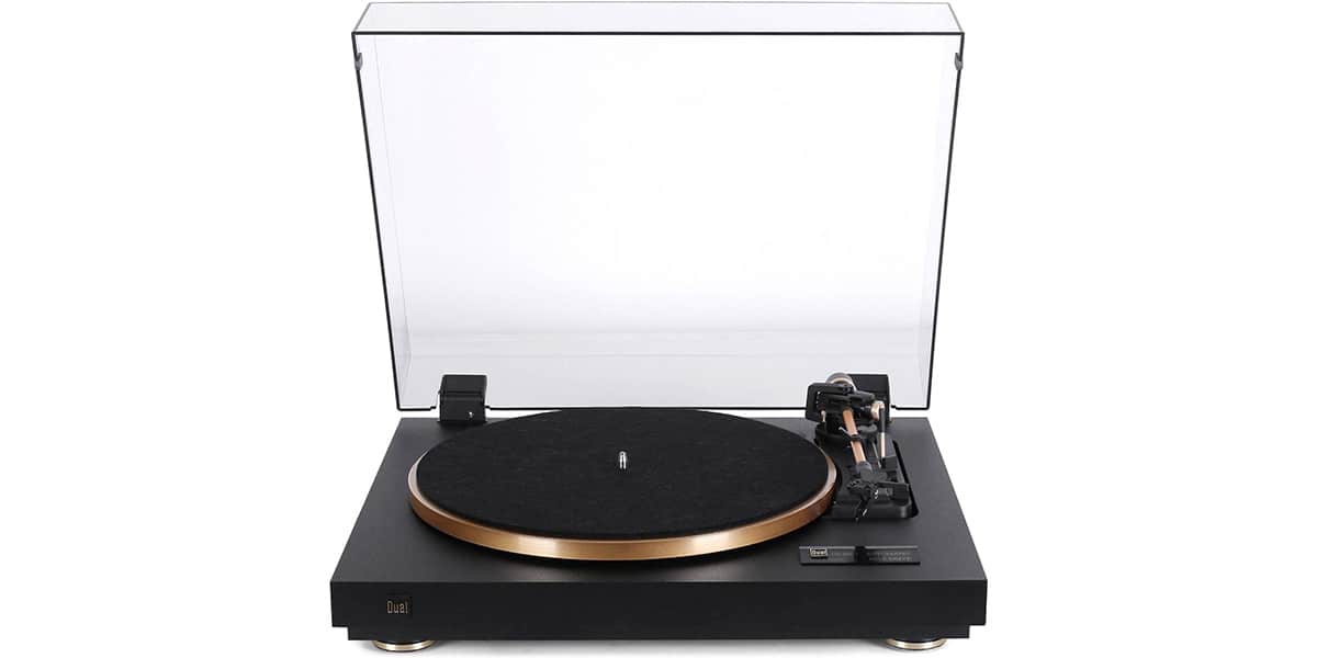 DUAL CS 455-1 Noir (plateau gold) | EasyLounge