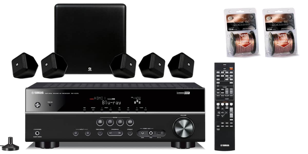 Composition Yamaha RX-V375 + Soundware XS SE | EasyLounge