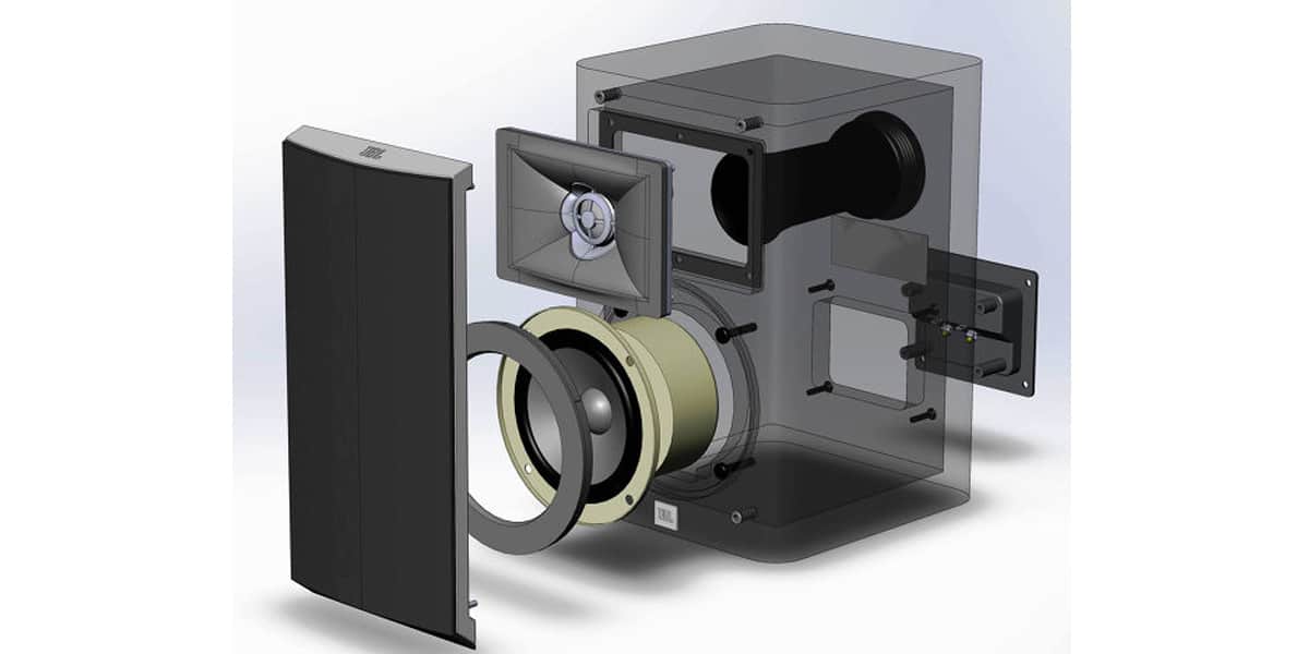 JBL Studio 220 Marron | Enceintes bibliothèques sur EasyLounge