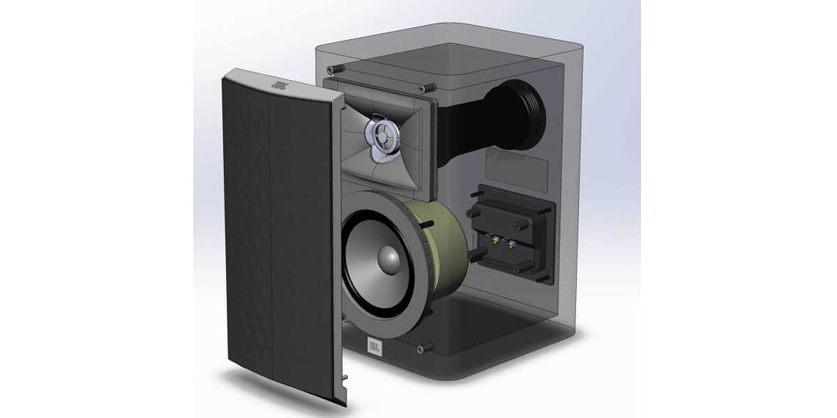 JBL Studio 220 Marron | Enceintes bibliothèques sur EasyLounge