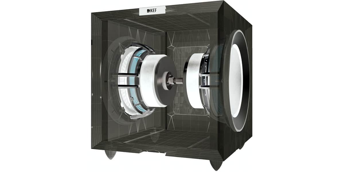 KEF R400B Noir laqué | Caissons de basse sur EasyLounge