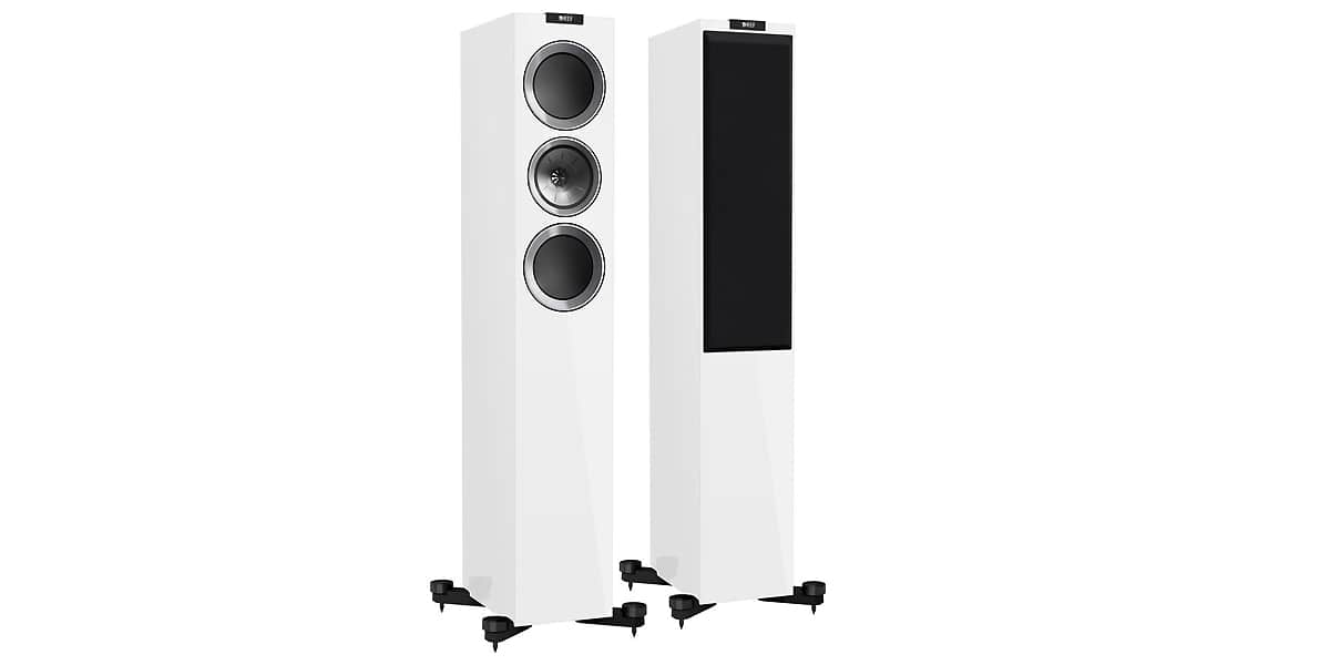 KEF R500 Blanc laqué | Enceintes colonnes sur EasyLounge