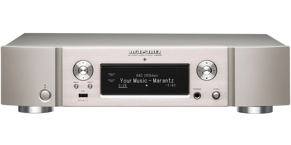 Marantz NA-6006 Silver Gold | Lecteurs réseaux Hi-Fi sur EasyLounge