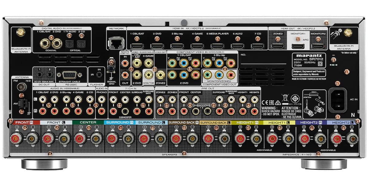 Marantz SR-7012 Silver Gold | Amplis home-cinéma sur EasyLounge