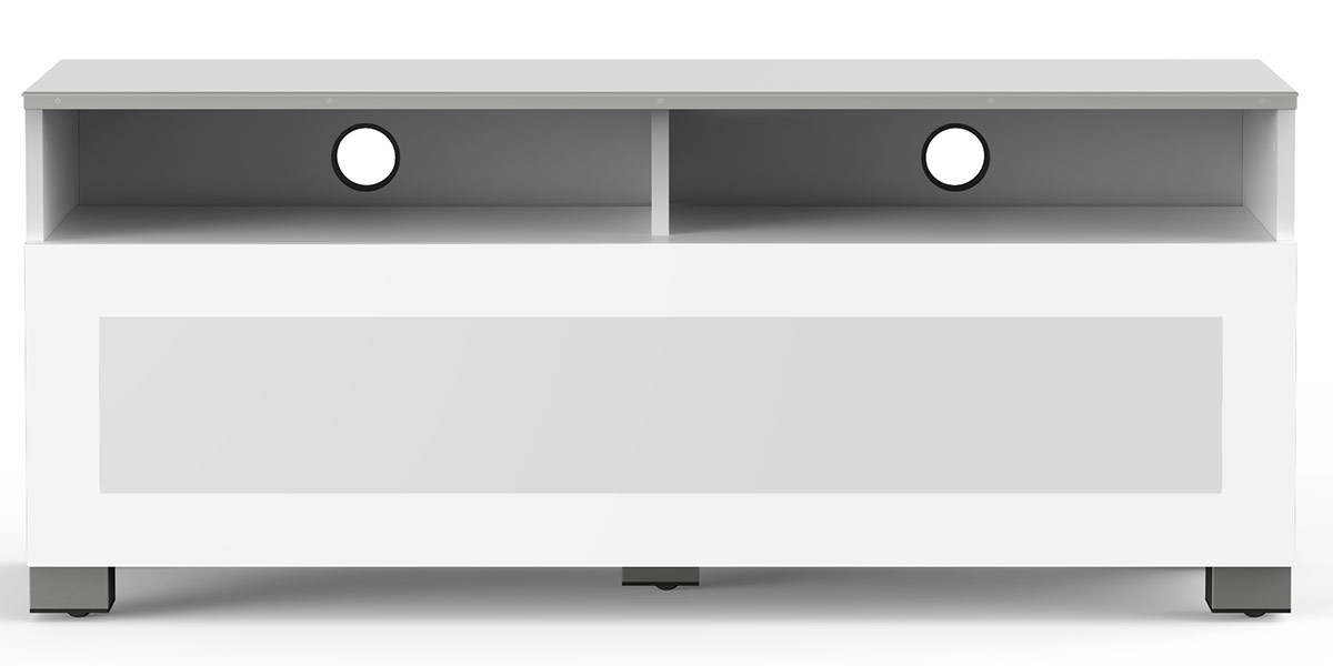 Meliconi Techline 12040H Verre Blanc | Meubles TV sur EasyLounge