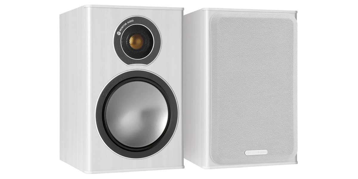 Monitor Audio Bronze 1 Blanc | Enceintes bibliothèques sur EasyLounge
