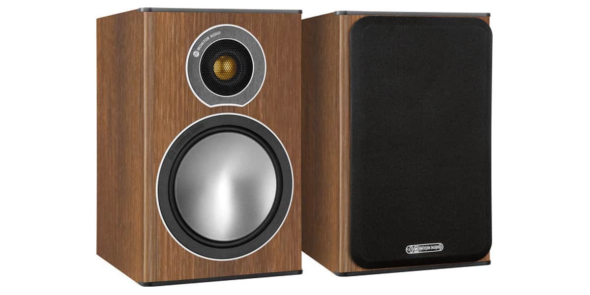 Monitor Audio Bronze 1 Noyer | Enceintes bibliothèques sur EasyLounge