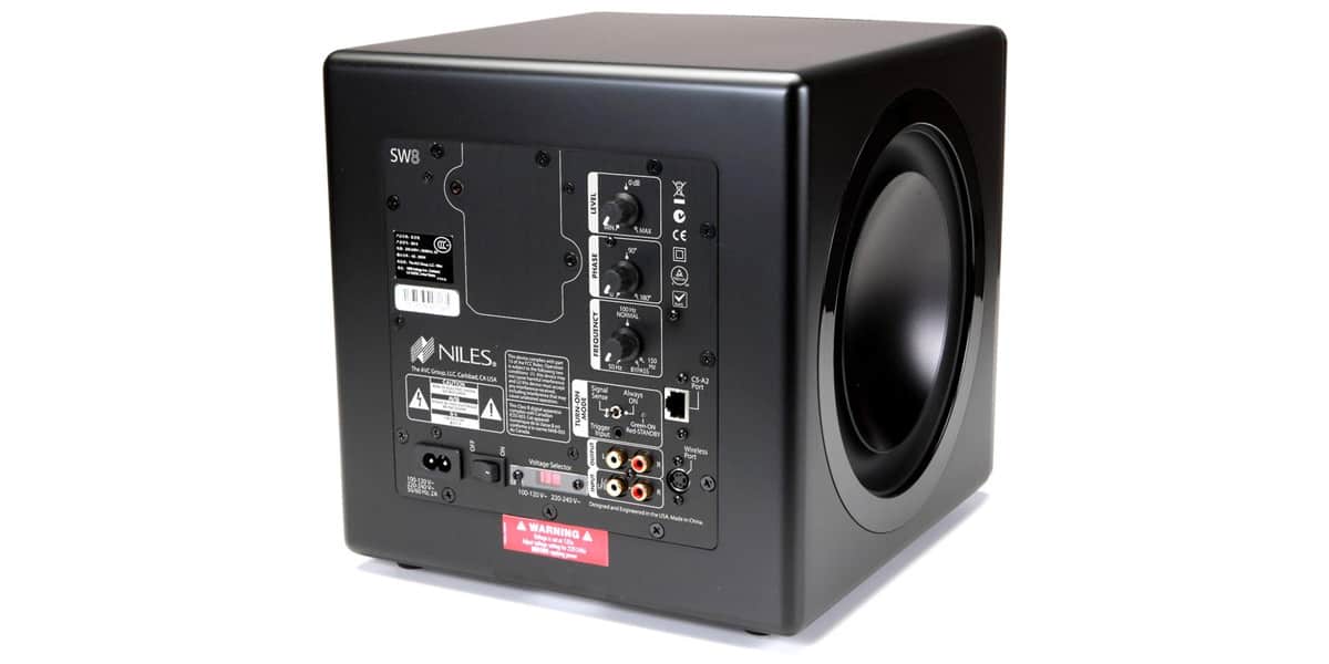 Niles SW8 Noir | Caissons de basse sur EasyLounge