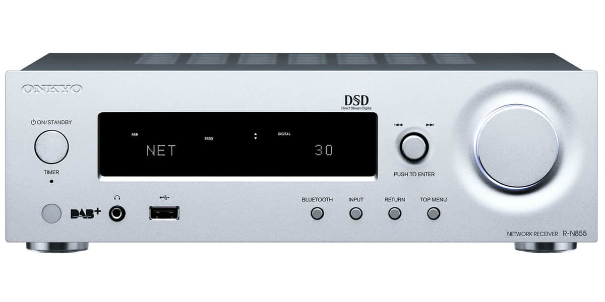 Onkyo R-N855 Silver | Amplis Hi-Fi stéréo sur EasyLounge