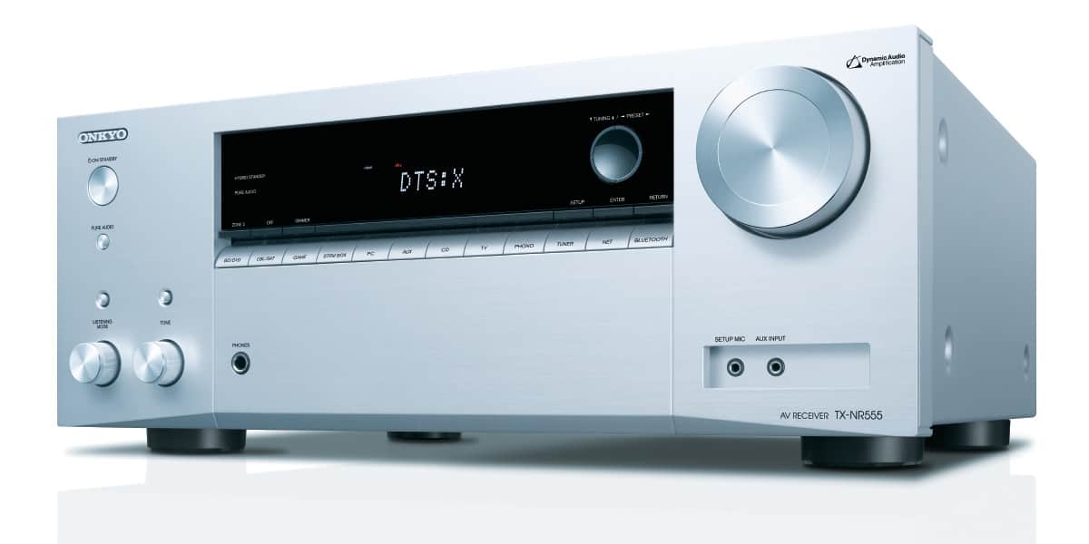 Onkyo TX-NR555 Silver | Amplis home-cinéma sur EasyLounge