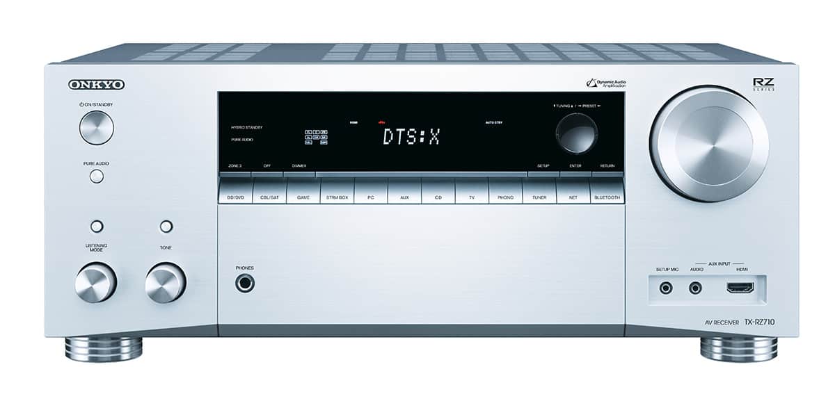 Onkyo TX-RZ710 Argent | Amplis home-cinéma sur EasyLounge