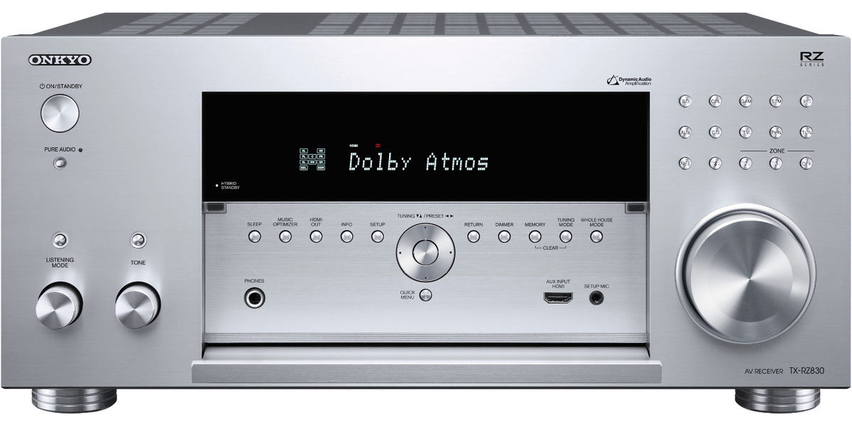 Onkyo TX-RZ830 Silver | Amplis home-cinéma sur EasyLounge