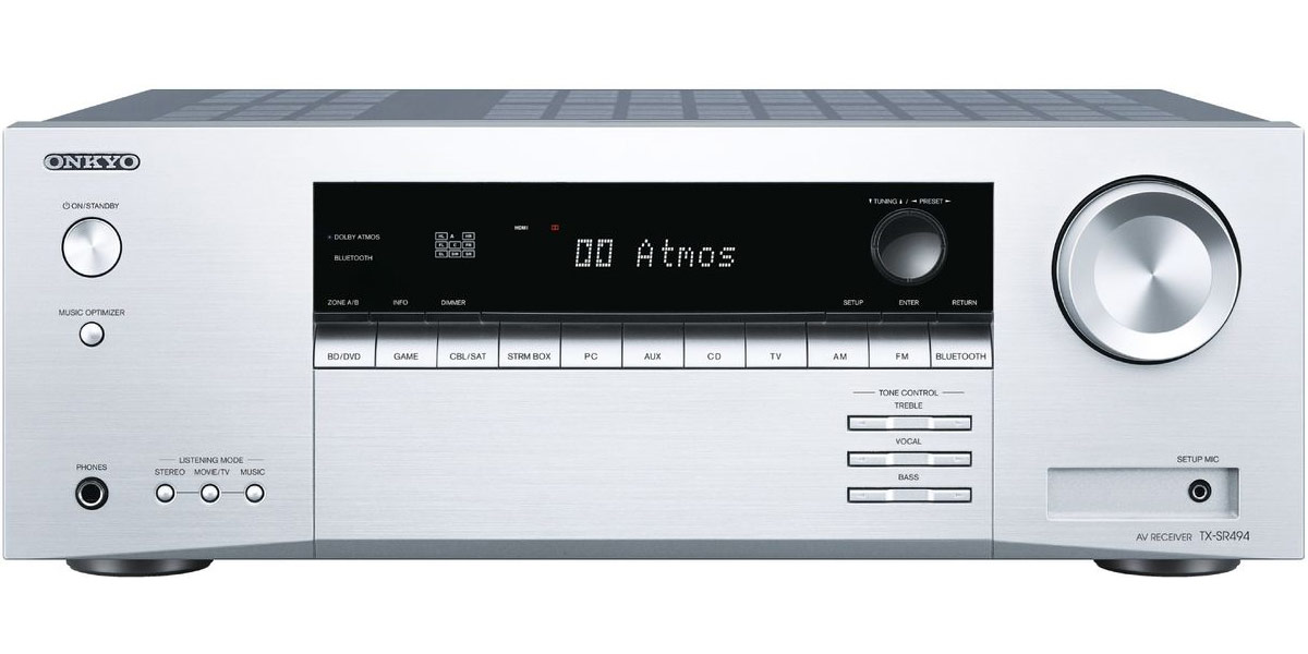 Onkyo TX-SR494 Silver | Amplis home-cinéma sur EasyLounge