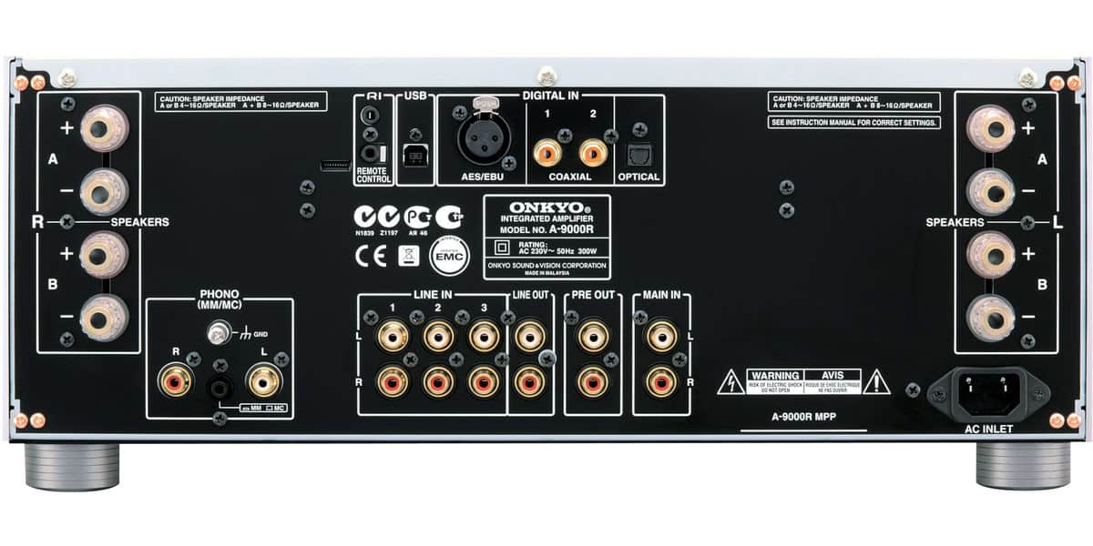 Onkyo A-9000R Silver | Amplis Hi-Fi stéréo sur EasyLounge
