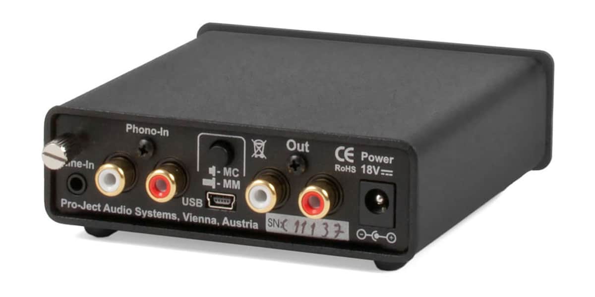 Pro-ject Phono Box USB V DC Noir | EasyLounge