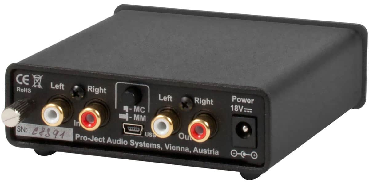 Pro-ject Phono Box USB DC Argent | EasyLounge