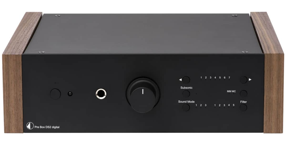 Pro-ject Pre Box DS2 Digital Noir et Noyer | EasyLounge