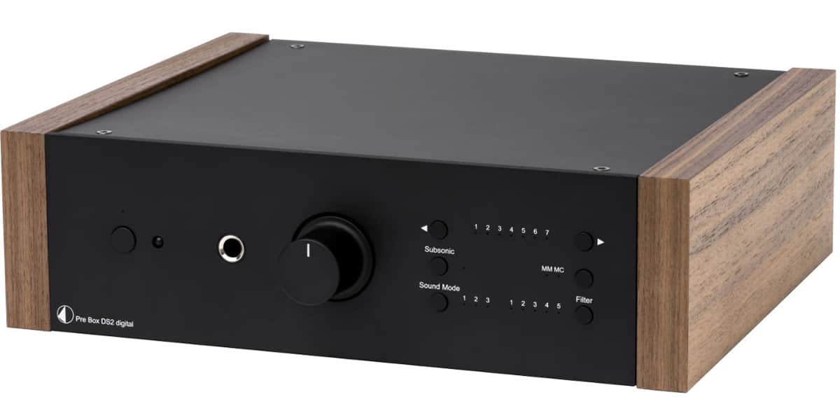 Pro-ject Pre Box DS2 Digital Noir et Noyer | EasyLounge