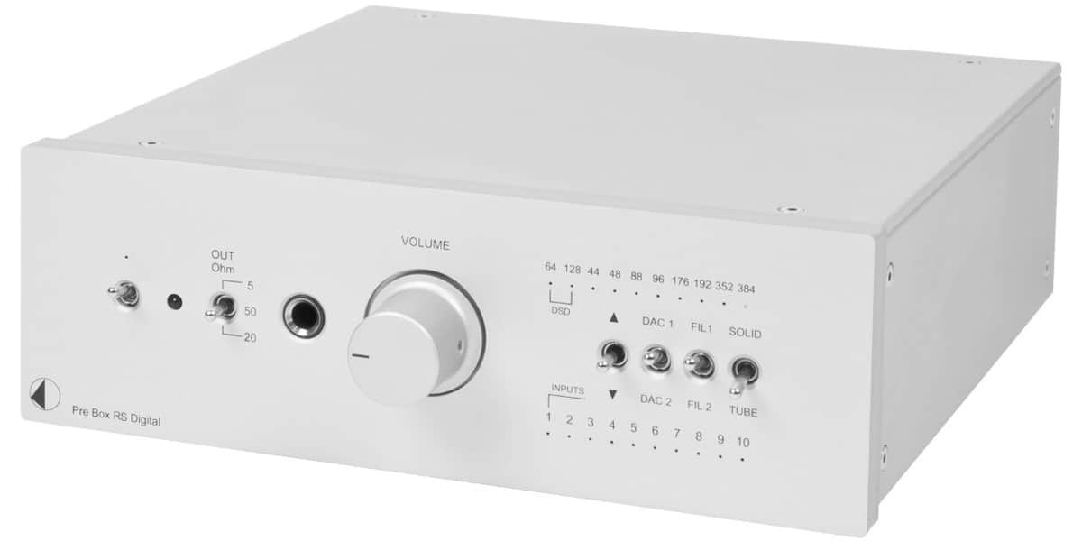 Pro-ject Pre Box RS Digital Silver | Préamplis Hi-Fi sur EasyLounge