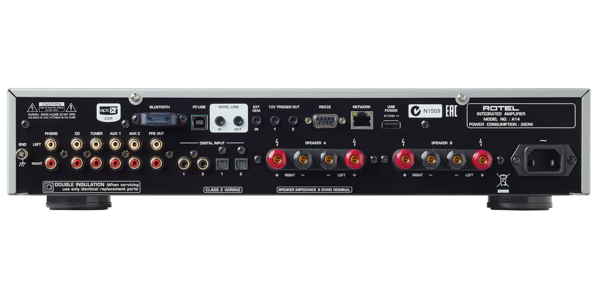 Rotel A14 Silver | Amplis Hi-Fi stéréo sur EasyLounge