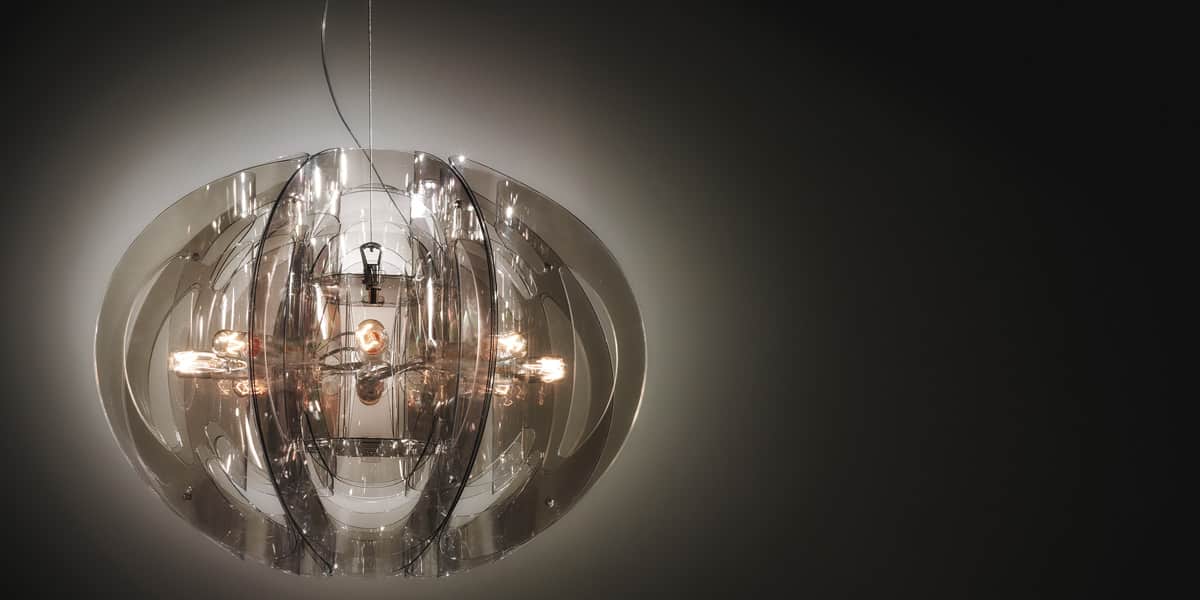 Slamp Suspension Atlante Fumé | Suspensions Luminaires sur EasyLounge