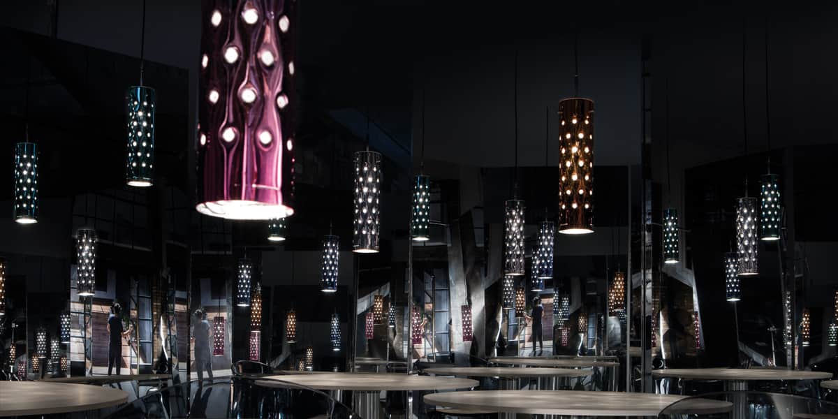 Slamp Suspension Dimple Trio Silver | EasyLounge