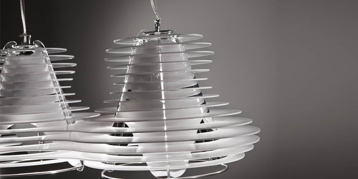 Slamp Suspension Faretto Blanc | EasyLounge
