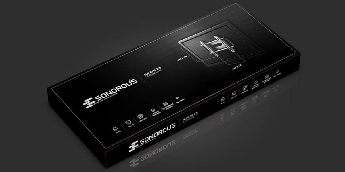 Sonorous Surefix 220 | Supports TV muraux sur EasyLounge