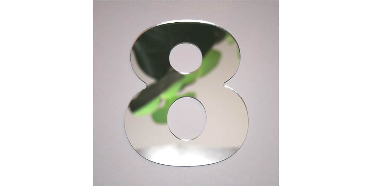 Tendance Miroir Chiffre 8 Big | Miroirs Déco sur EasyLounge
