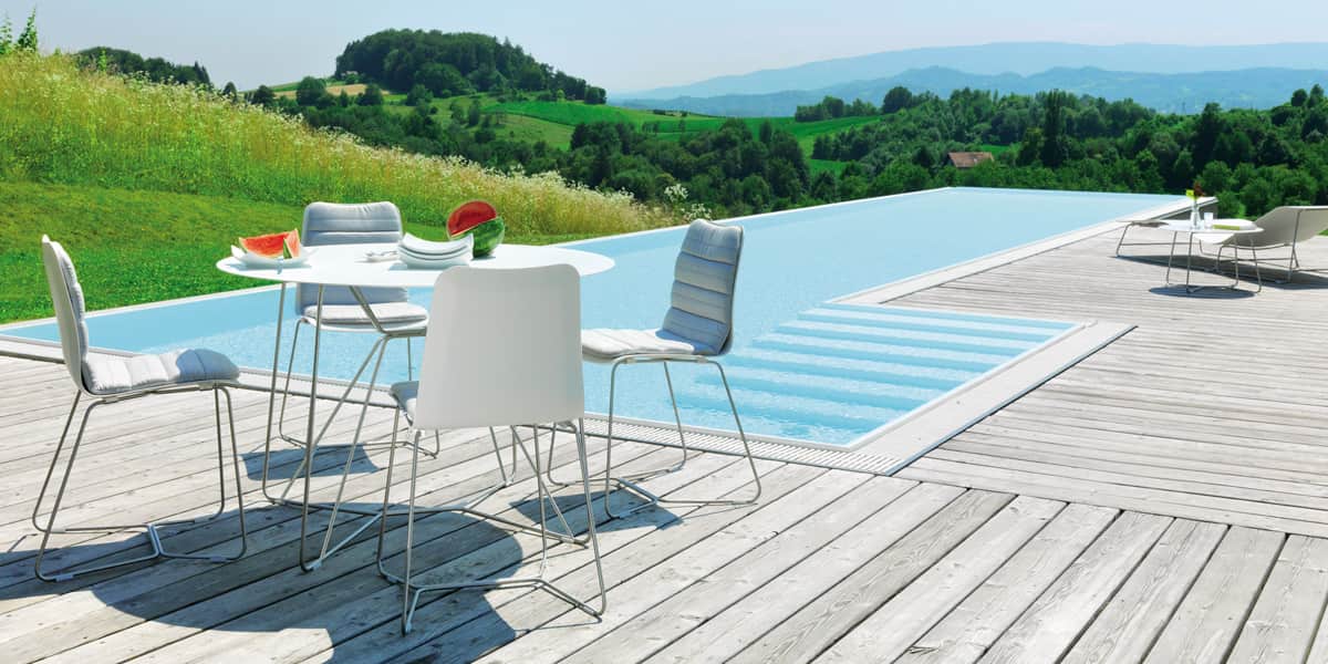 Viteo Table SC110 Blanc | Tables de Jardin sur EasyLounge