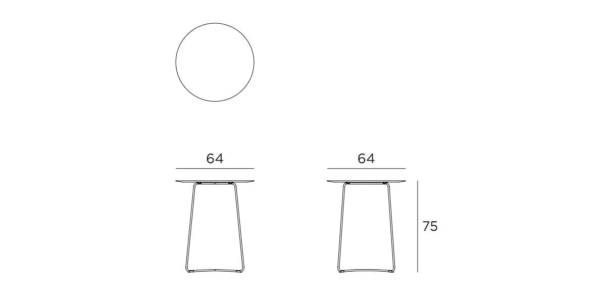 Viteo Table SC64 Blanc | Tables de Jardin sur EasyLounge