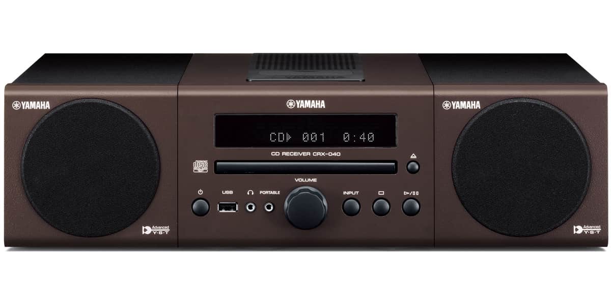 Yamaha MCR-040 Chocolat | Mini-chaînes Hi-Fi sur EasyLounge
