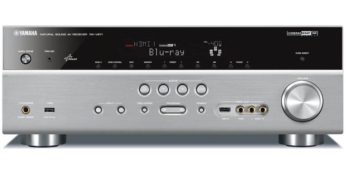 Yamaha RX-V671 Argent | Amplis home-cinéma sur EasyLounge