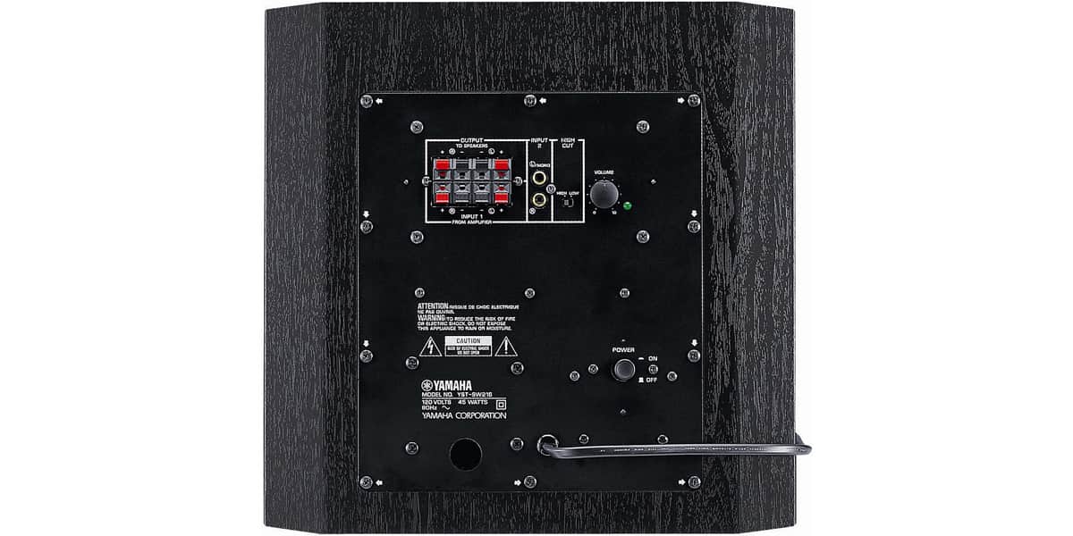 Yamaha YST-SW216 Noir | Caissons de basse sur EasyLounge