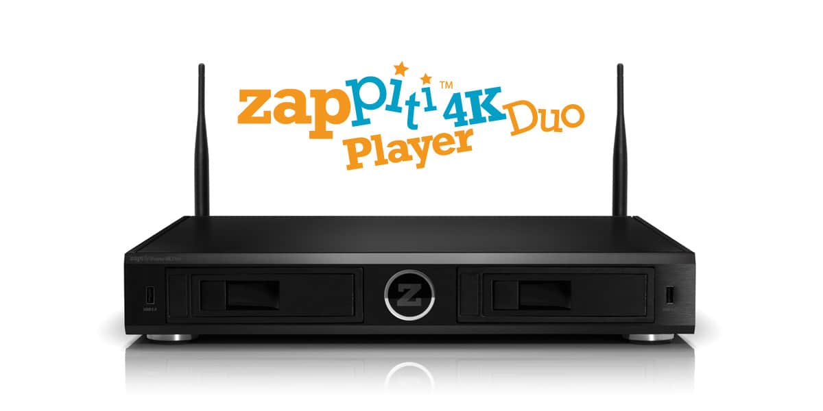 Zappiti Player 4K Duo | Lecteurs multimédia UHD-4K sur EasyLounge